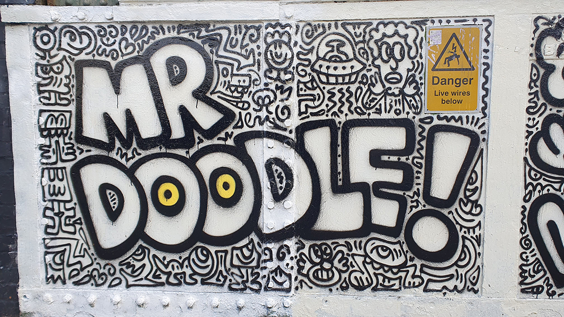 Mr Doodle - Doodles of Joy - Street Art & Graffiti - Dror Hadadi